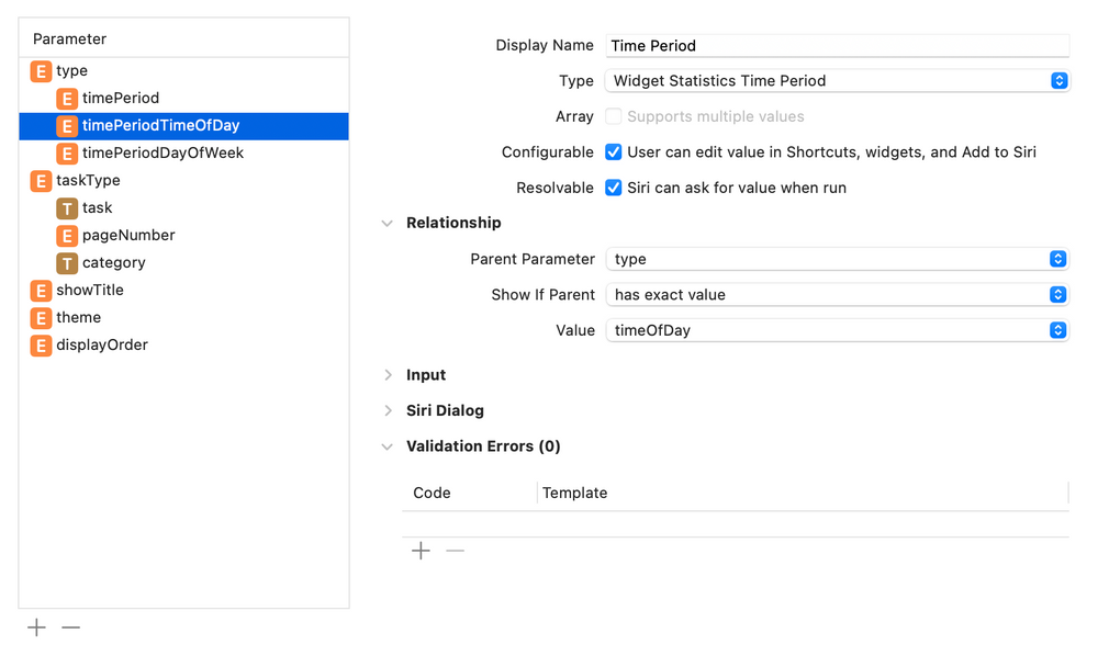 Migrating Widget Configurations with Parent Parameters to use AppIntent